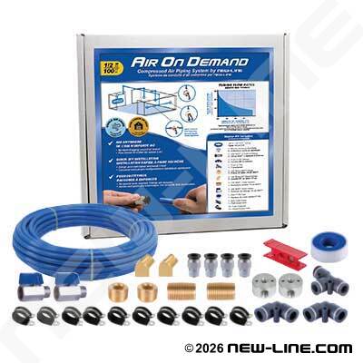Garage Air Compressor Piping System Garage Air Compressor And Transair