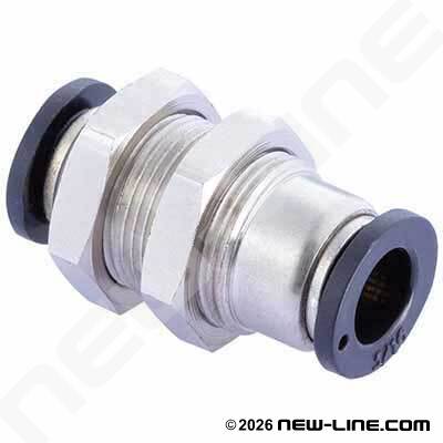 PTC Tube Bulkhead Union